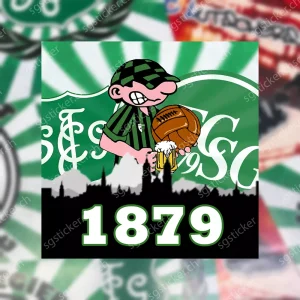 FCSG regiert | 10 x 10 cm - SG Sticker